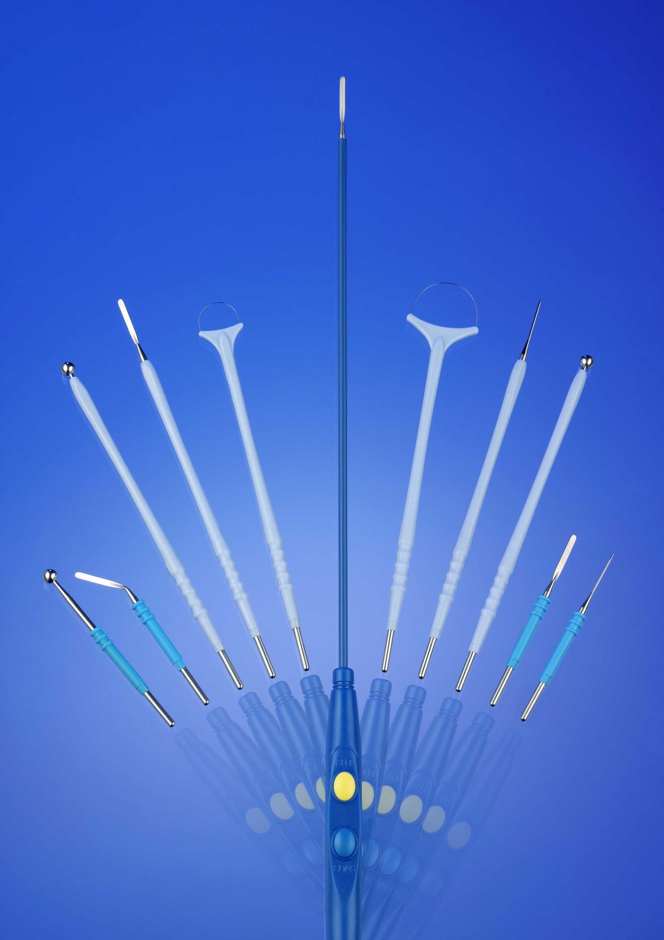 Diathermy blade ENT insulated blade exposed tip box 10