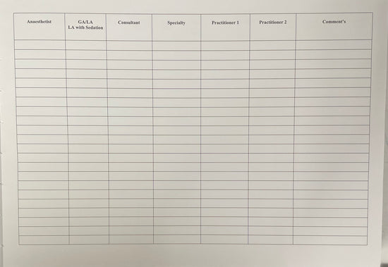 Operating Theatre Register