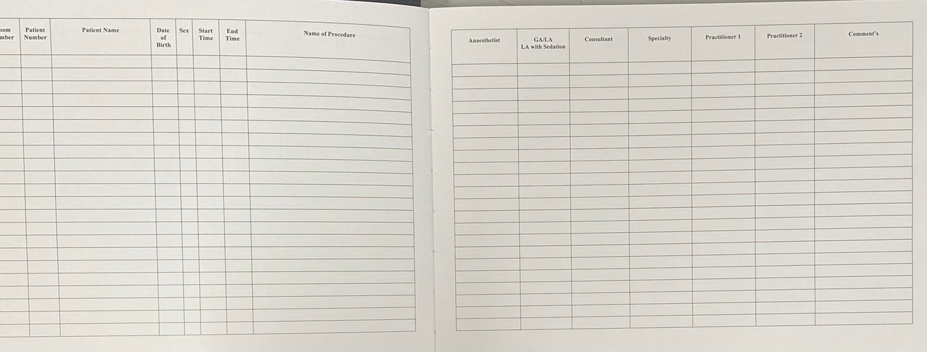 Operating Theatre Register